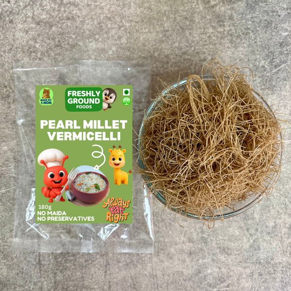 PEARL MILLET VERMICELLI / KAMBU SEMIYA [180g] – Freshly Ground Foods