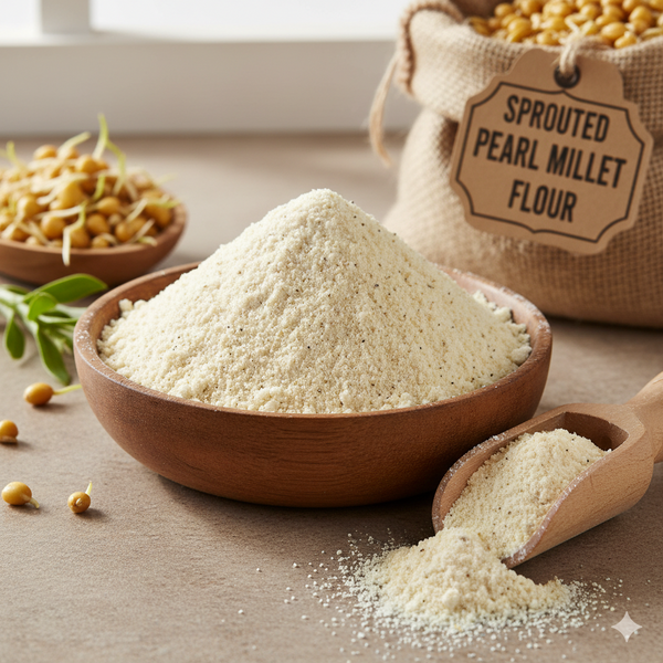 SPROUTED PEARL MILLET FLOUR [500g] – Freshly Ground Foods